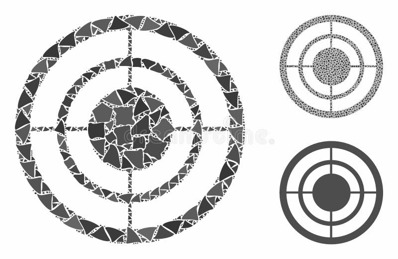 Circular target stock illustration. Illustration of black - 1809178