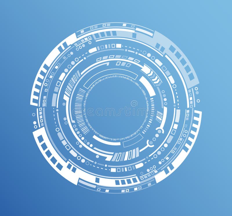 Circular Technology Infographics with Options on Arrows. Information ...