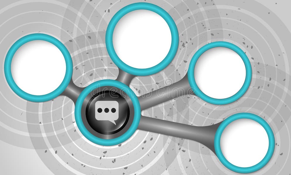 Circular text boxes stock vector. Illustration of design - 64315066