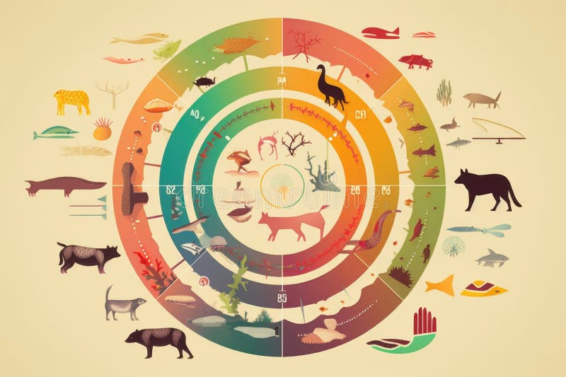 Circular Timeline Business Infographics Template Design Stock Vector ...