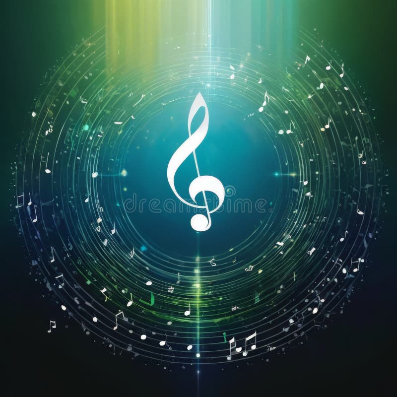 312 Blue Green Musical Notes Stock Photos - Free & Royalty-Free Stock ...