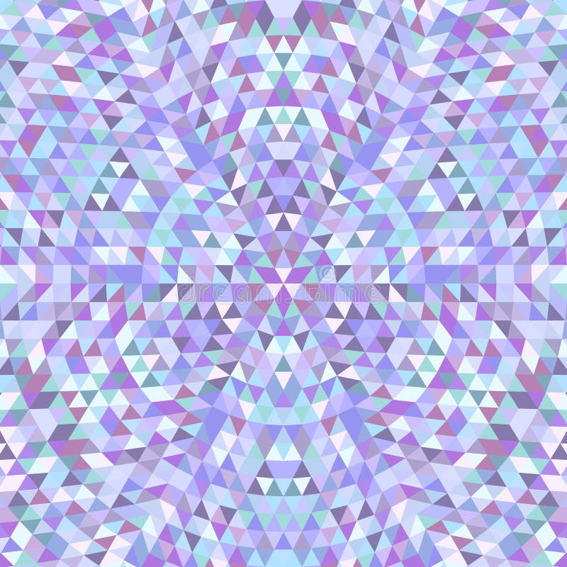 Circular Triangle Kaleidoscope Mandala Background - Symmetrical Vector ...
