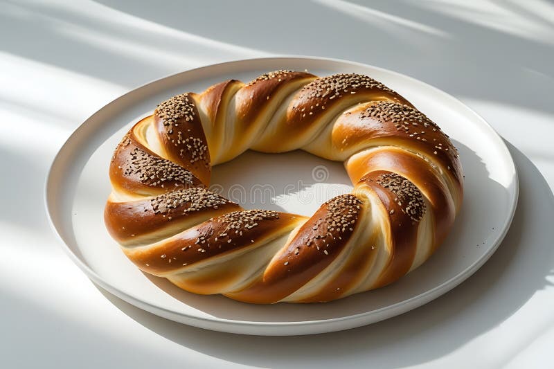 Baked Circular Bread Stock Illustrations – 979 Baked Circular Bread ...