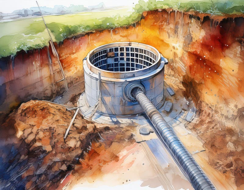 Construction of a Large Underground Facility with a Circular Entrance ...
