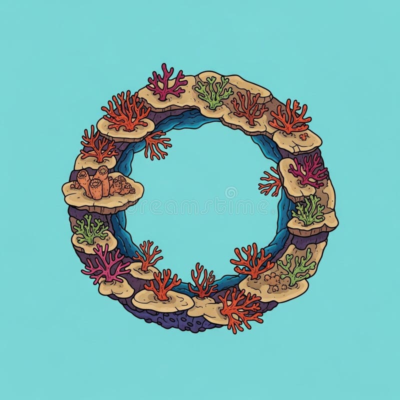 Circular Underwater Structure Stock Illustrations – 460 Circular ...