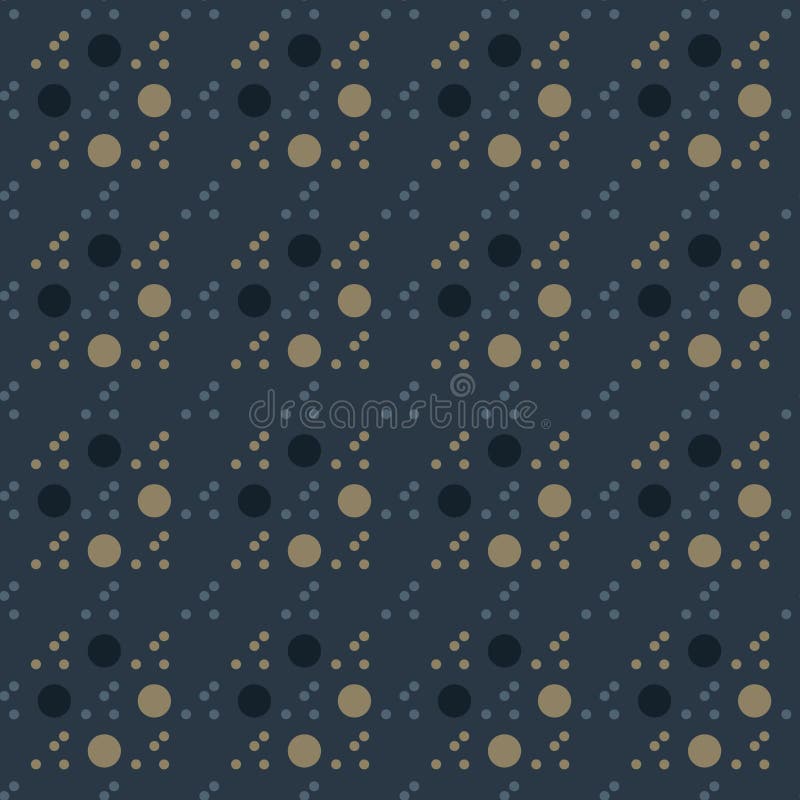 Circular Uneven Seamless Pattern Stock Vector - Illustration of ...