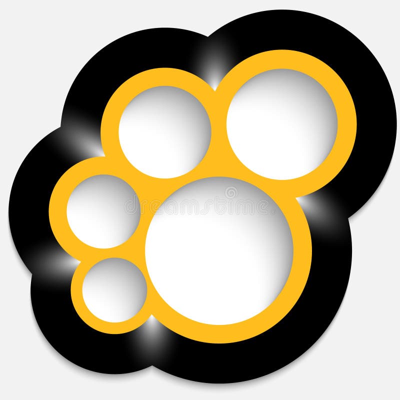 Circular vector object stock vector. Illustration of modern - 34590800