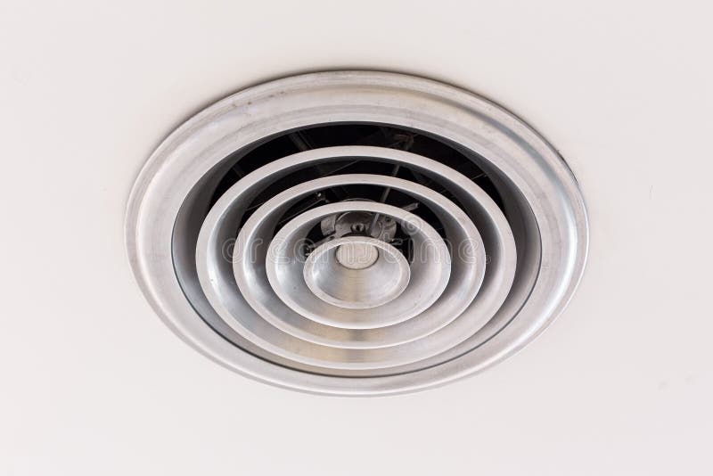Circular Ventilation for Air Conditioning Stock Photo - Image of ...