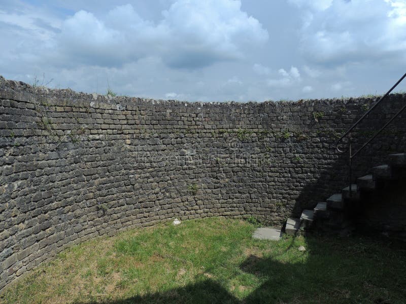 Circular Wall stock photo. Image of wall, grey, stone - 75876230