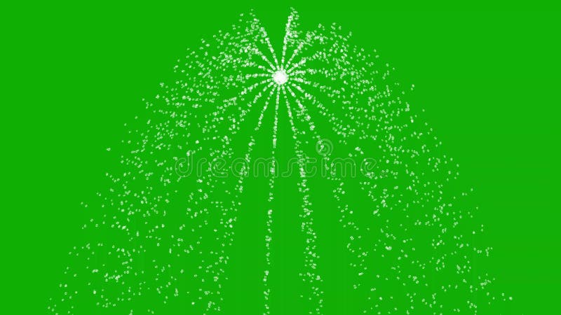 Water Fountain Motion Graphics with Green Screen Background Stock ...