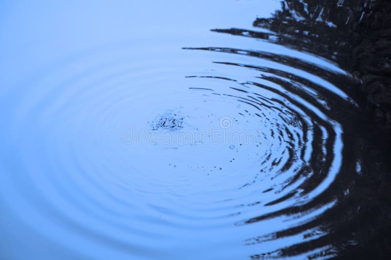Circular Waves On The Water Table Of A Lake Stock Image - Image of lake ...