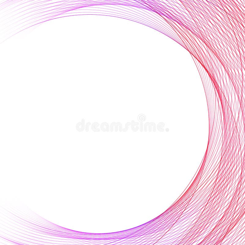 Circular Wave. Colorful Background. Abstract Design Element. Eps 10 ...