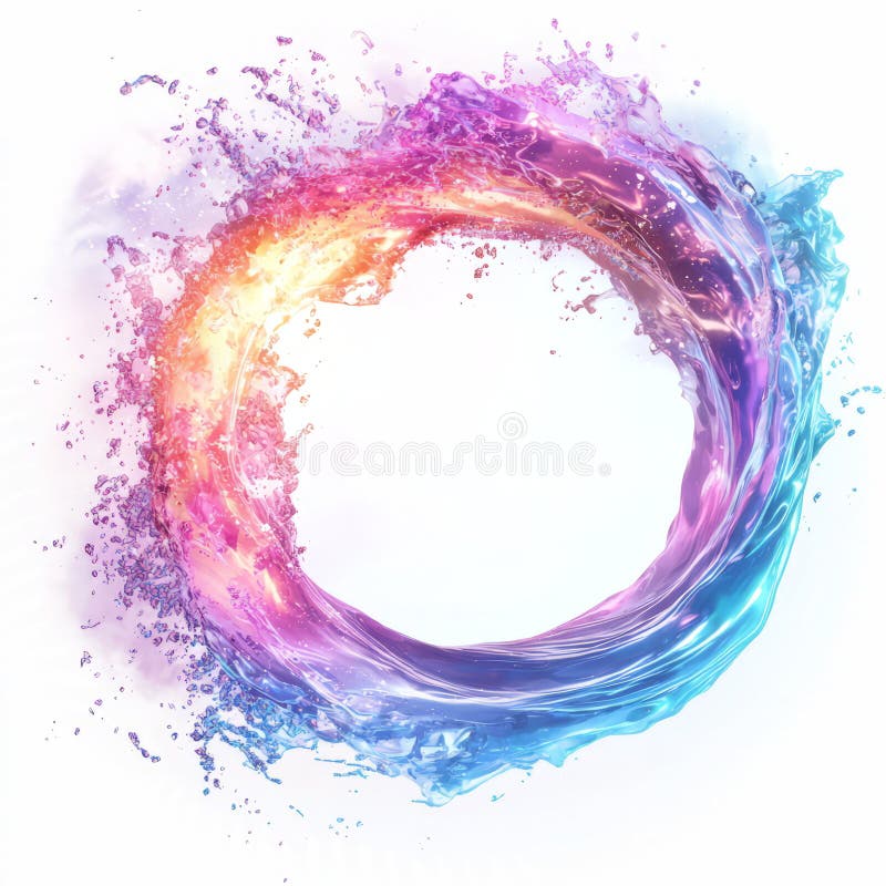 Circular Wave of Enchanted Light Shattering Outward, Symbolizing ...