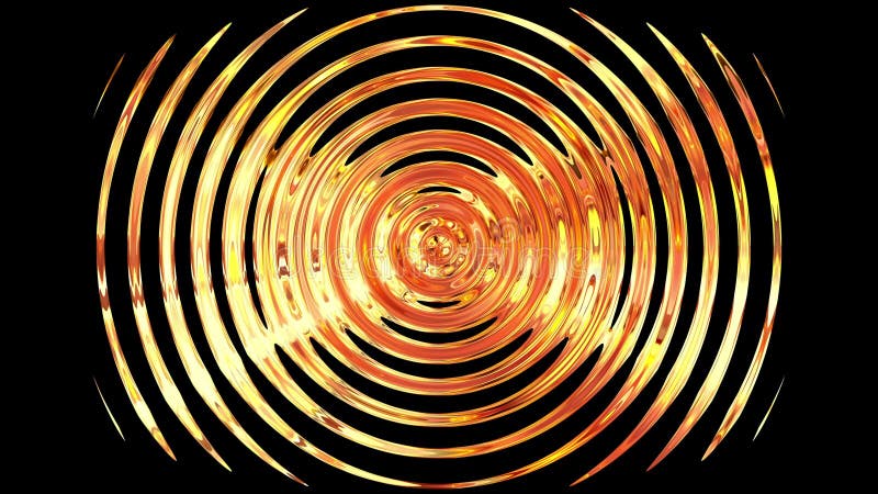 Circular Wave Pattern Glow Effect Animation Stock Video - Video of grid ...