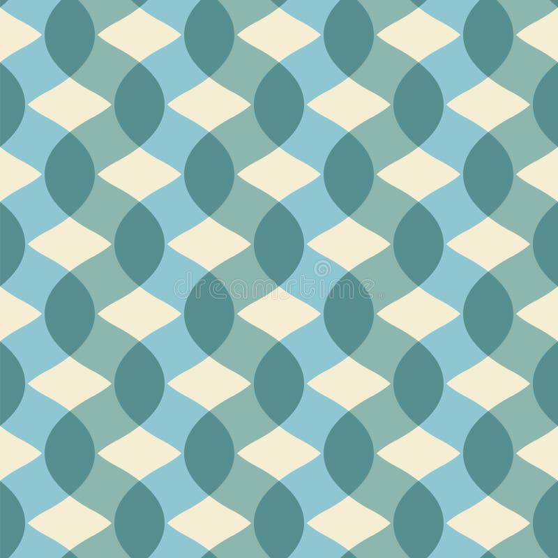 Circular Waves on a Light Background. Stock Vector - Illustration of ...