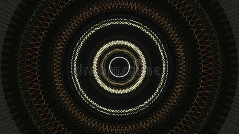 Circular Waves Motion Graphics on Black Background, Seamless Loop ...