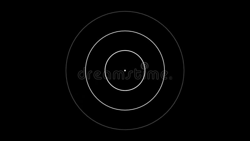 Circular Waves with Night Background Stock Video - Video of chroma ...