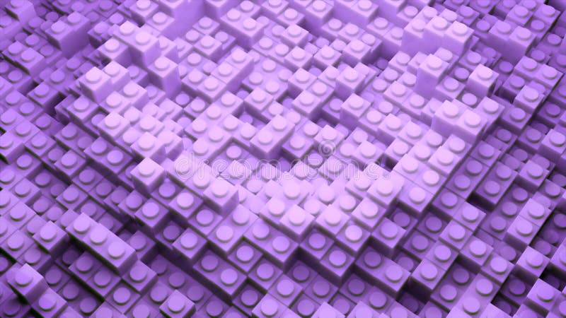 Circular Waves on Surface of Structural Cubes. Design. Cubes with Dots ...