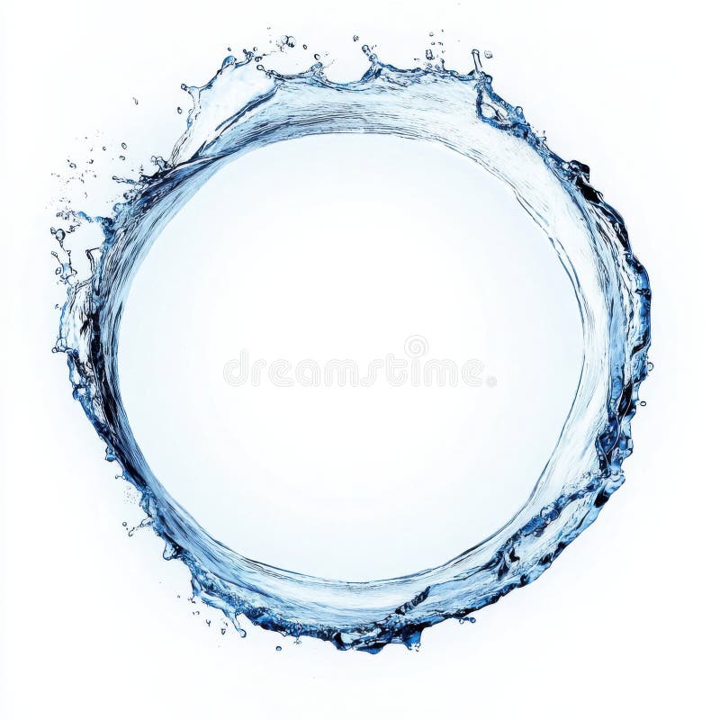 Circular Waves of Water Radiating from Center in Dynamic Pattern Stock ...