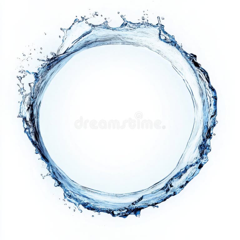 Circular Waves of Water Radiating from Center in Dynamic Pattern Stock ...