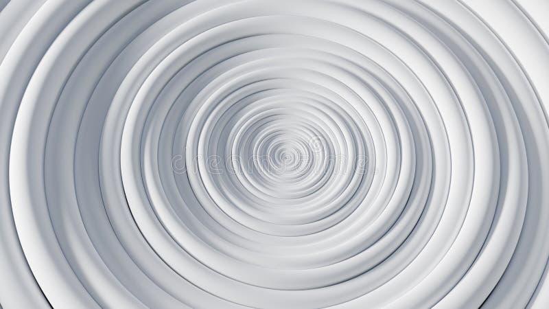 Circular Waves on a White Flat Surface Stock Illustration ...