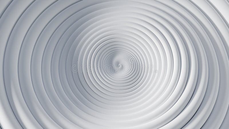 Circular Waves on a White Flat Surface Stock Illustration ...