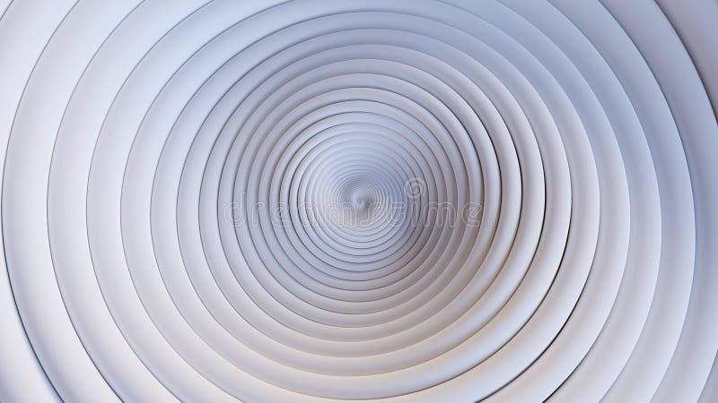 Circular Waves on a White Flat Surface Stock Illustration ...