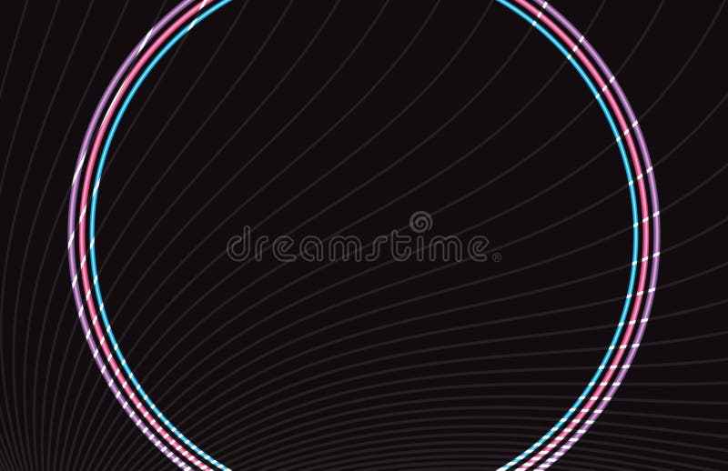 Circular Wavy Pattern Tablet Wallpaper. Stock Illustration ...