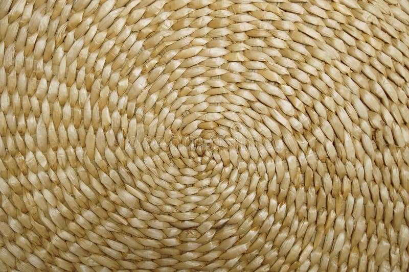 Circular Weave Fibers Rattan Pattern Background Stock Photo - Image of ...