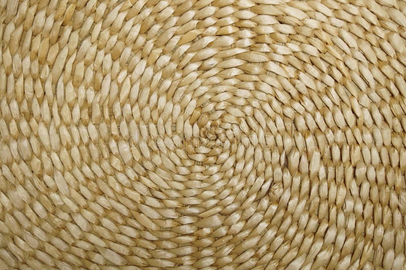 Circular Weave Fibers Rattan Pattern Background Stock Photo - Image of ...