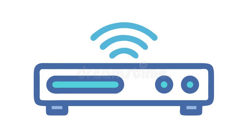 Circular Wi-Fi Signal Icon for Wireless Network, Vector Design ...