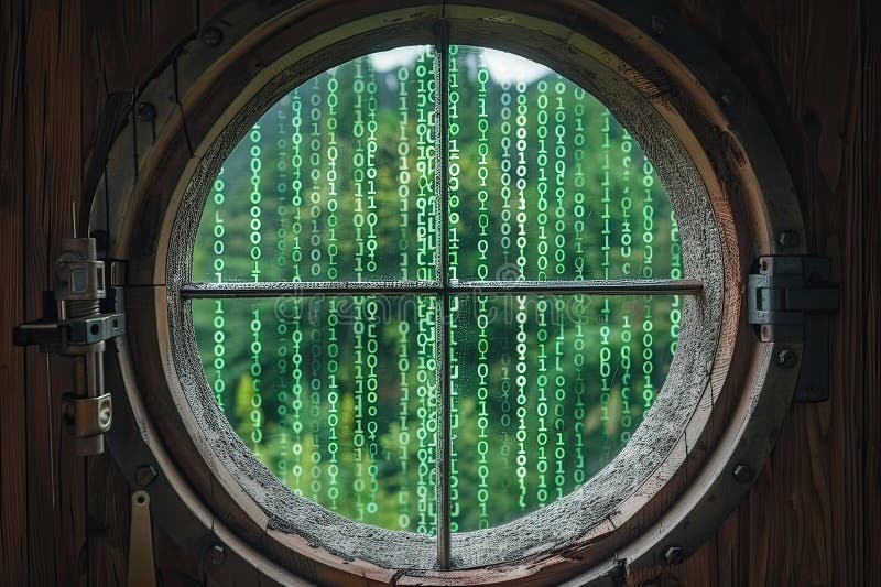 A Circular Window with Matrix Design Combines Symmetry and Creativity ...