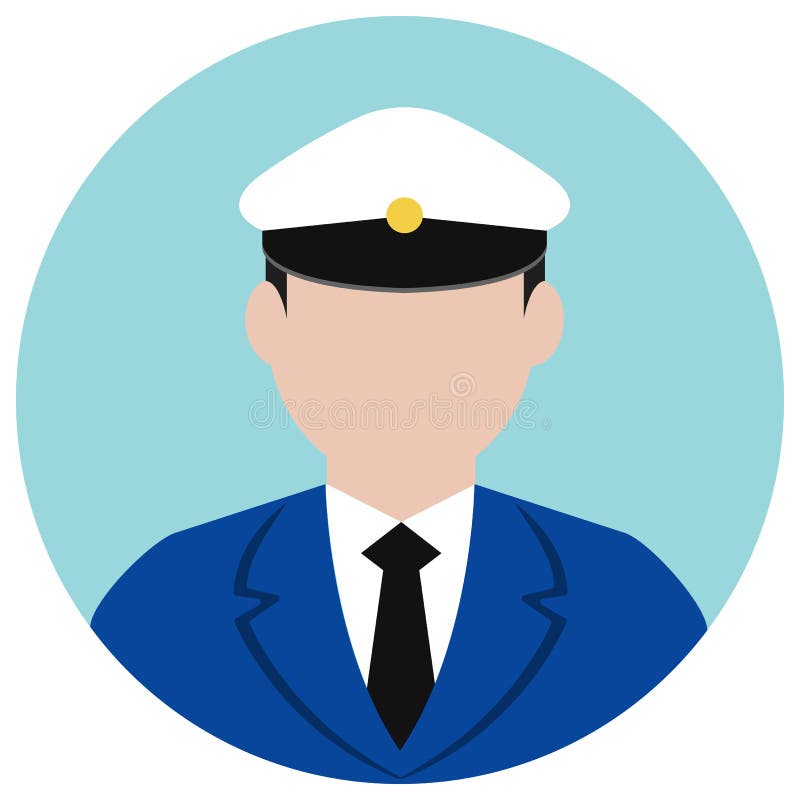 Circular Worker Avatar Icon Illustration Upper Body / Blue Collar ...