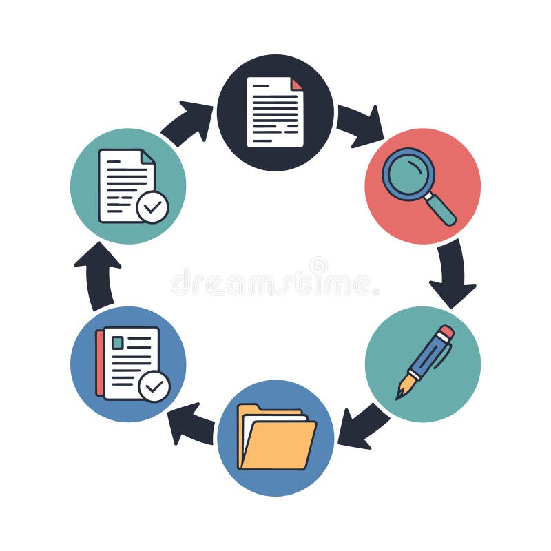 Circular Workflow Diagram Stock Illustrations – 14,766 Circular Workflow Diagram Stock ...