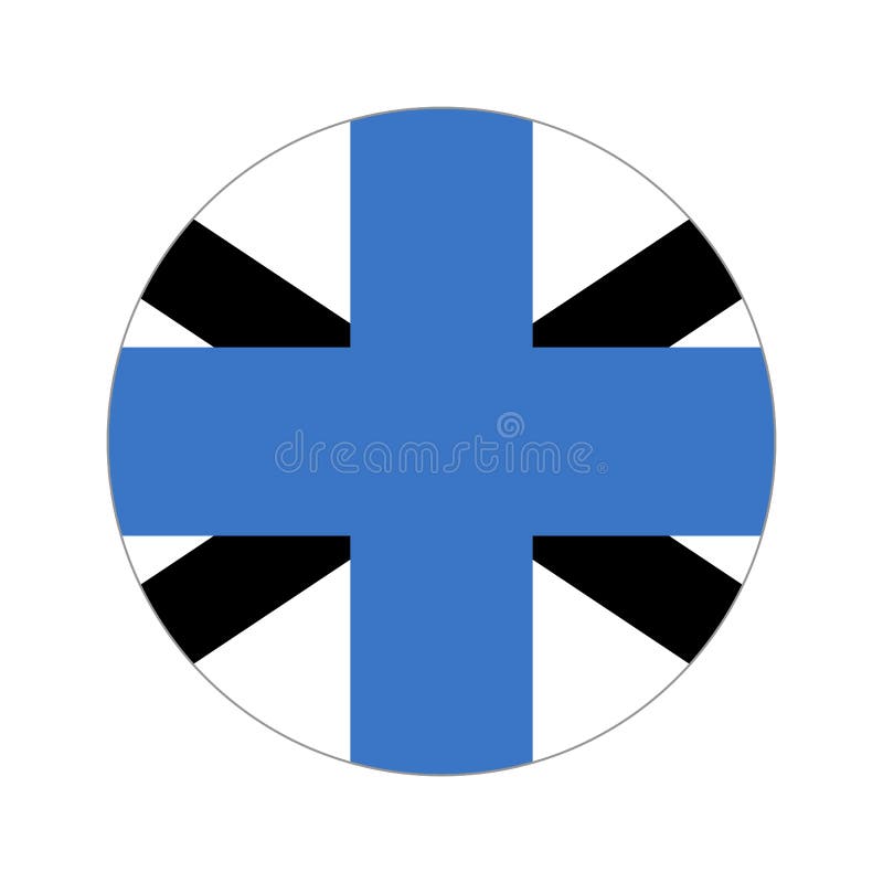 Circular world Flag stock vector. Illustration of official - 101047394