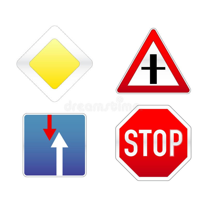 Circulation de signes illustration de vecteur. Illustration du sens ...