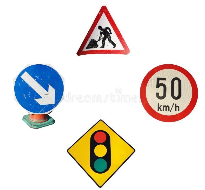 Circulation de signes photo stock. Image du signal, rendement - 9182606