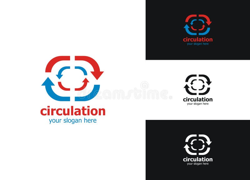 Circulation Logo stock vector. Illustration of graphic - 21773311