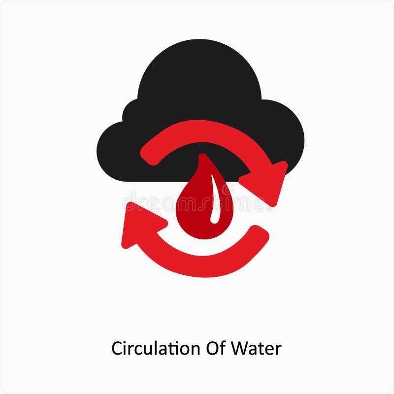 Water Circulation Icon Black Stock Illustrations – 111 Water ...