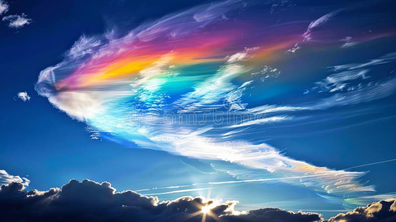 Circumhorizontal Arc or Rainbow Bridge or Fire Rainbow Looks Like the ...