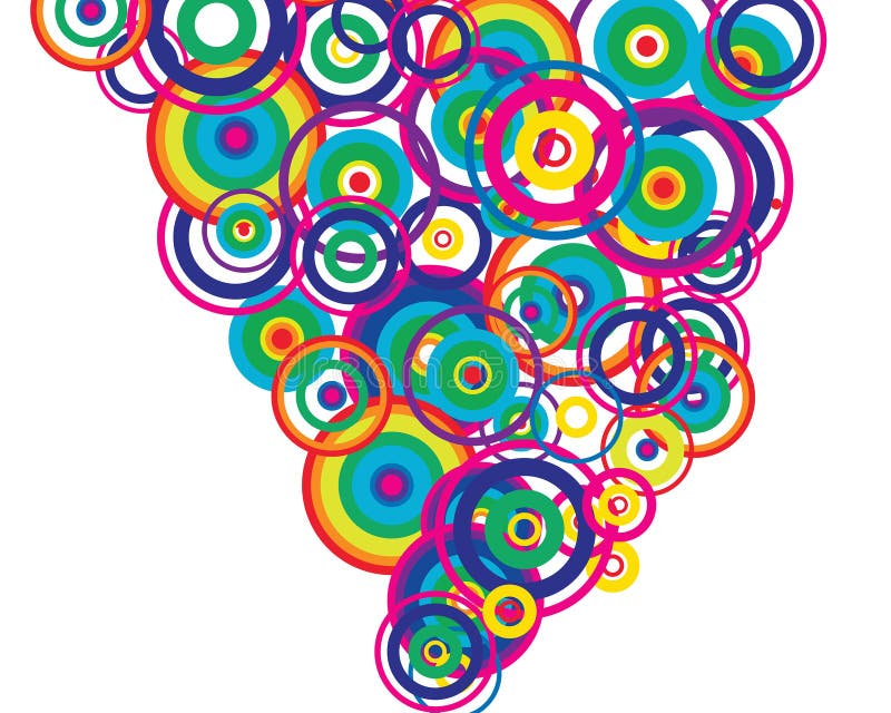 Circunda el fondo ilustración del vector. Ilustración de colores - 8216626