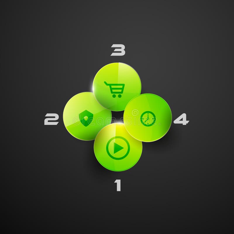 Circunda O Projeto Moderno Infographic Da Web Ilustração do Vetor ...