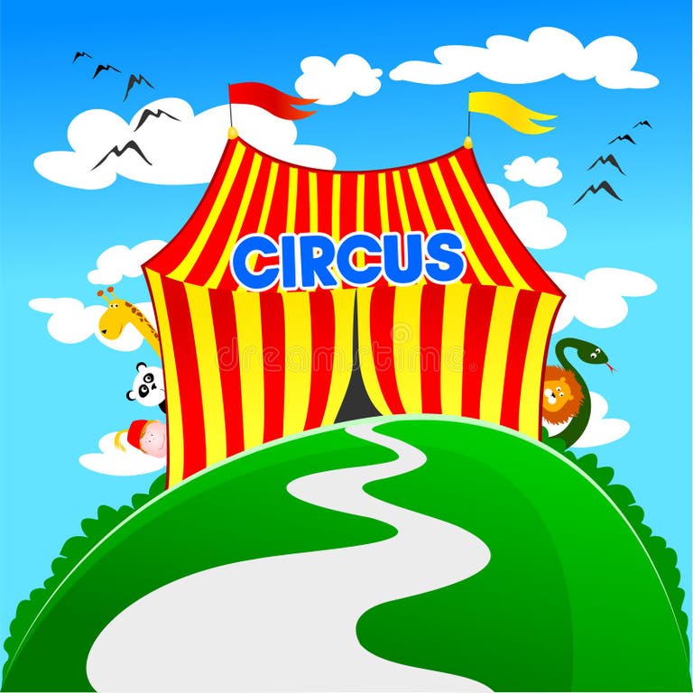 Circus Giraffe Stock Illustrations – 877 Circus Giraffe Stock ...
