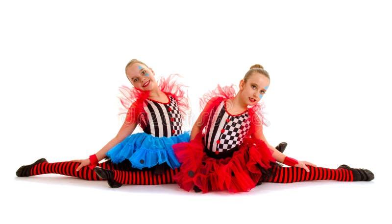 Circus Acrobat Dance Children Stock Image - Image of dancing, acro ...