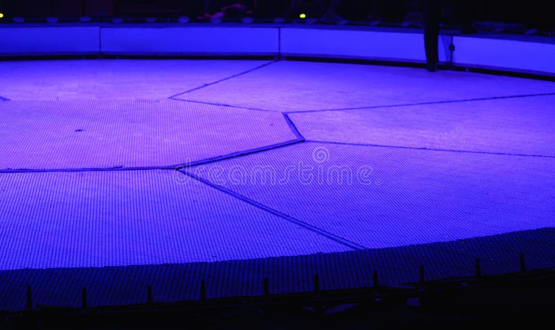 Circus Arena Light Performance Searchlight, Empty Stock Photo - Image ...