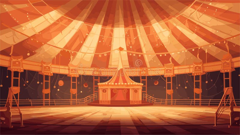 Inside Circus Tent Drawing Circus Tent Flat Emoji Free Download PNG