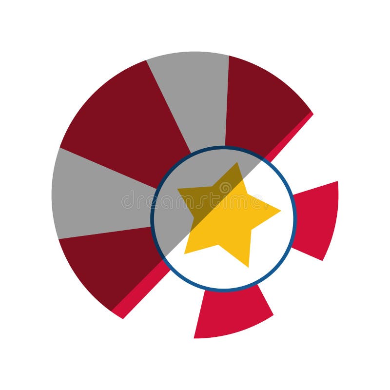 Circus ball star stock vector. Illustration of design - 81432242