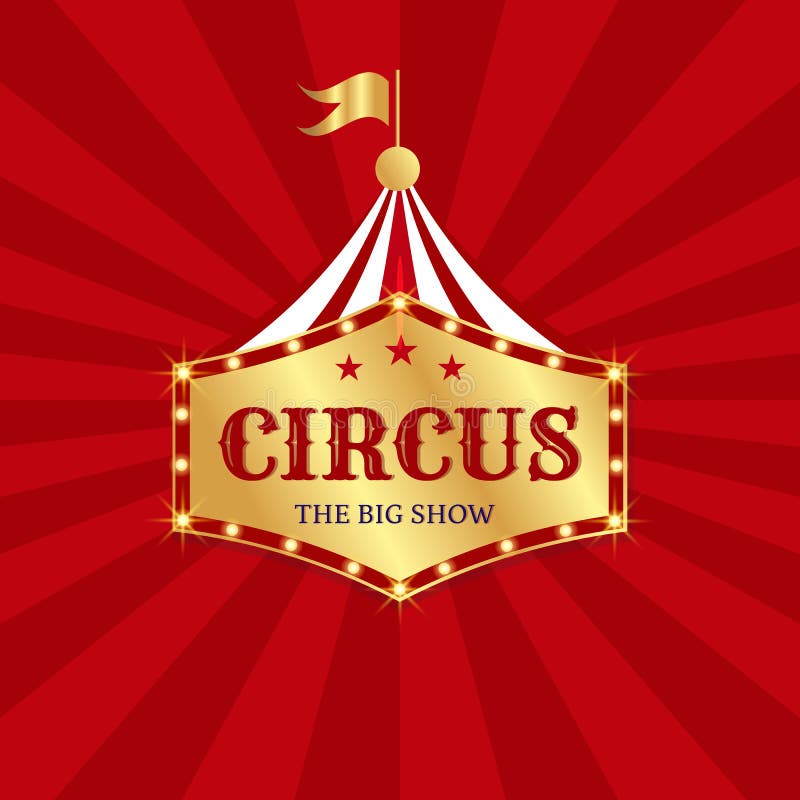 Circus Banner. Carnival Banner Stock Vector - Illustration of amusement ...