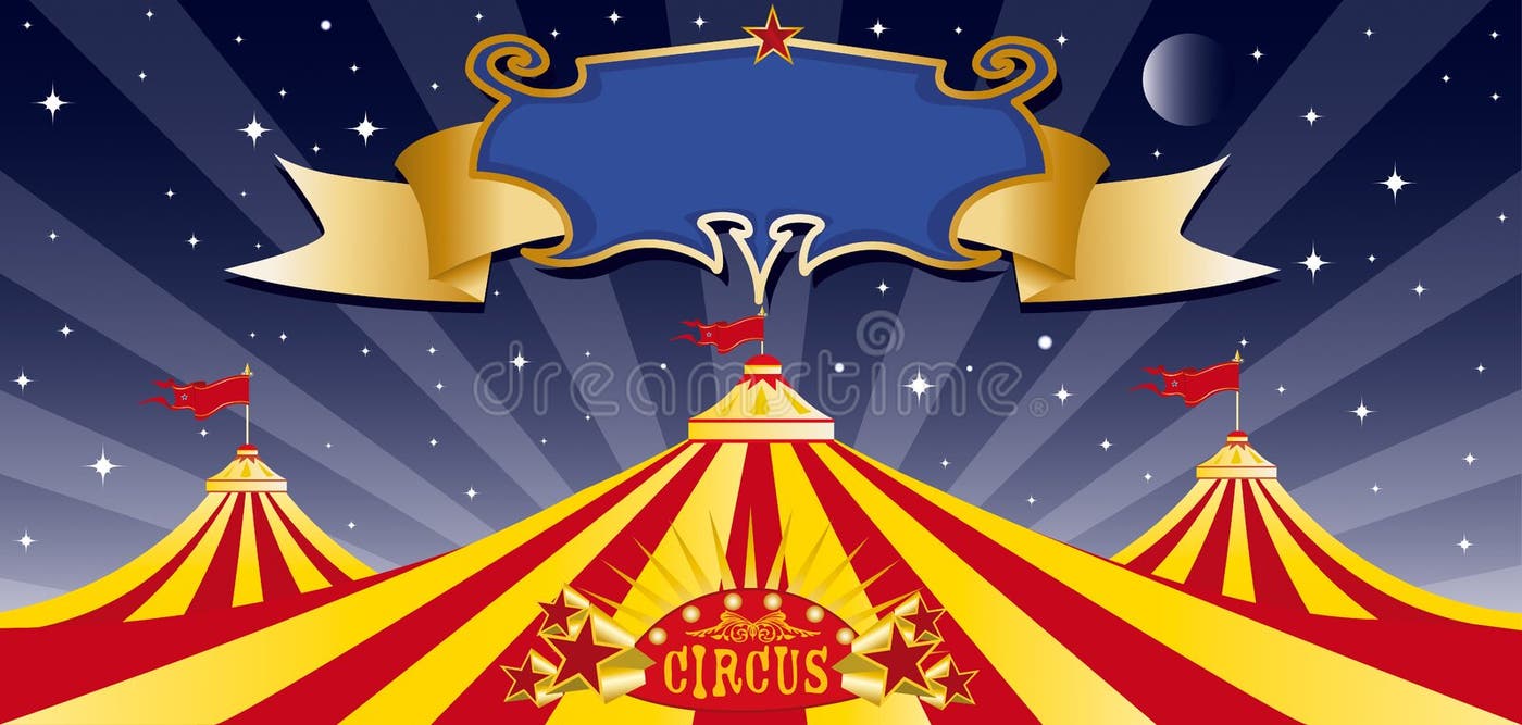 Big Top Circus Background Banner Stock Illustrations – 886 Big Top ...