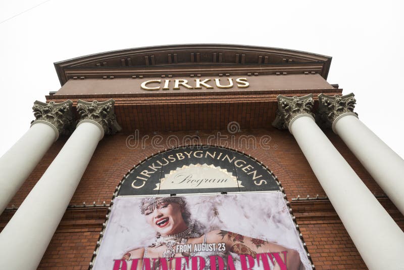 Circus Building in Copenhagen Editorial Photo - Image of column ...